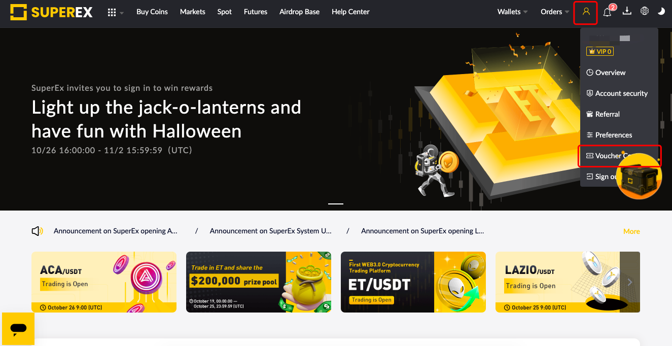 Introduction to Contract Fee Discount Coupon – SuperEx