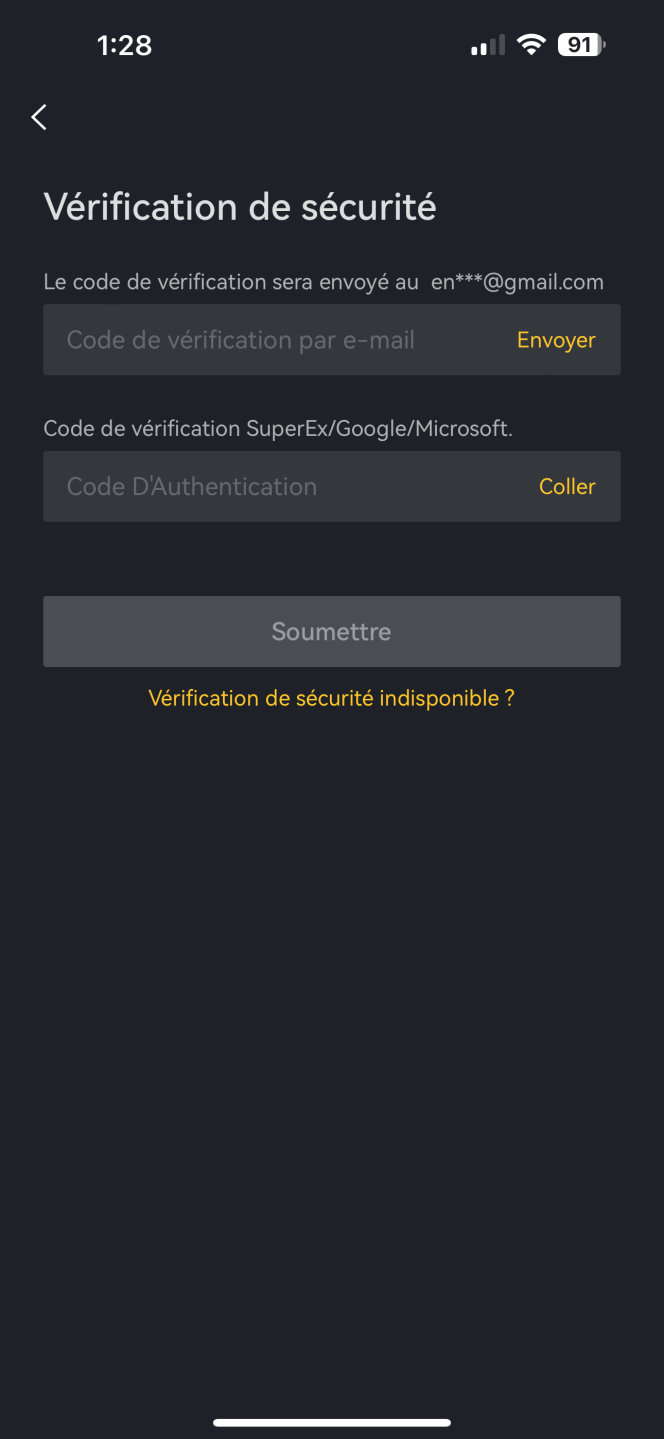 Comment Modifier Google Authenticator ? (APP) – SuperEx