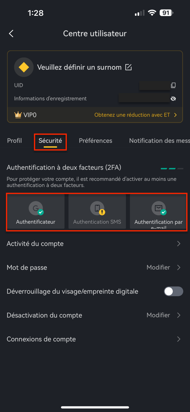 Comment Modifier Google Authenticator ? (APP) – SuperEx