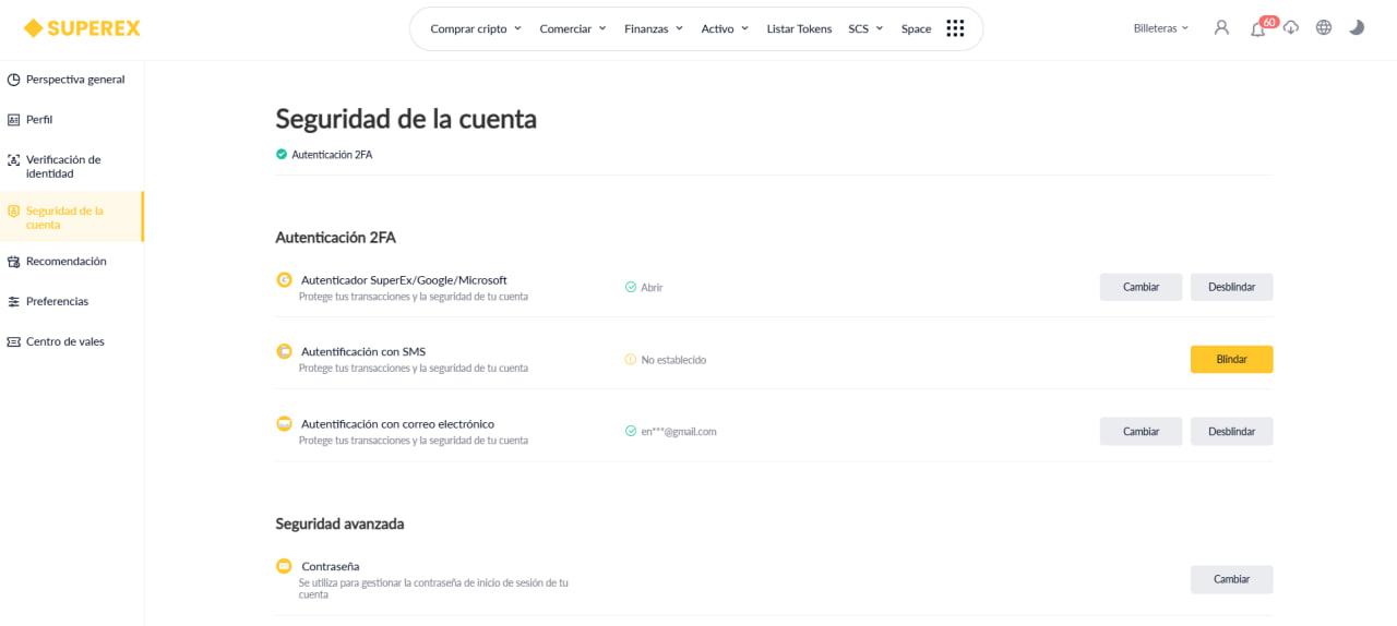 Cómo Modificar Google Authenticator? (Versión Web) – SuperEx