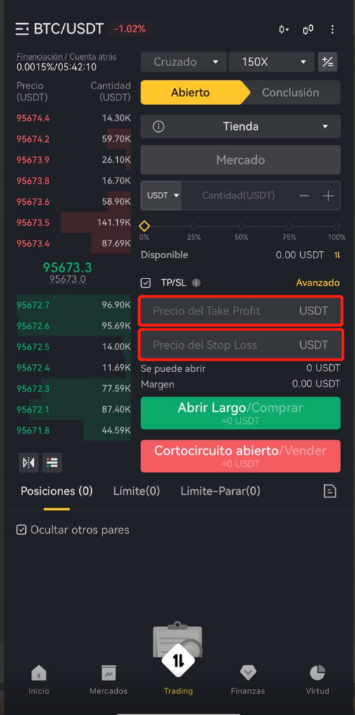 Cómo configurar Stop Loss y Take Profit en el trading de futuros – SuperEx